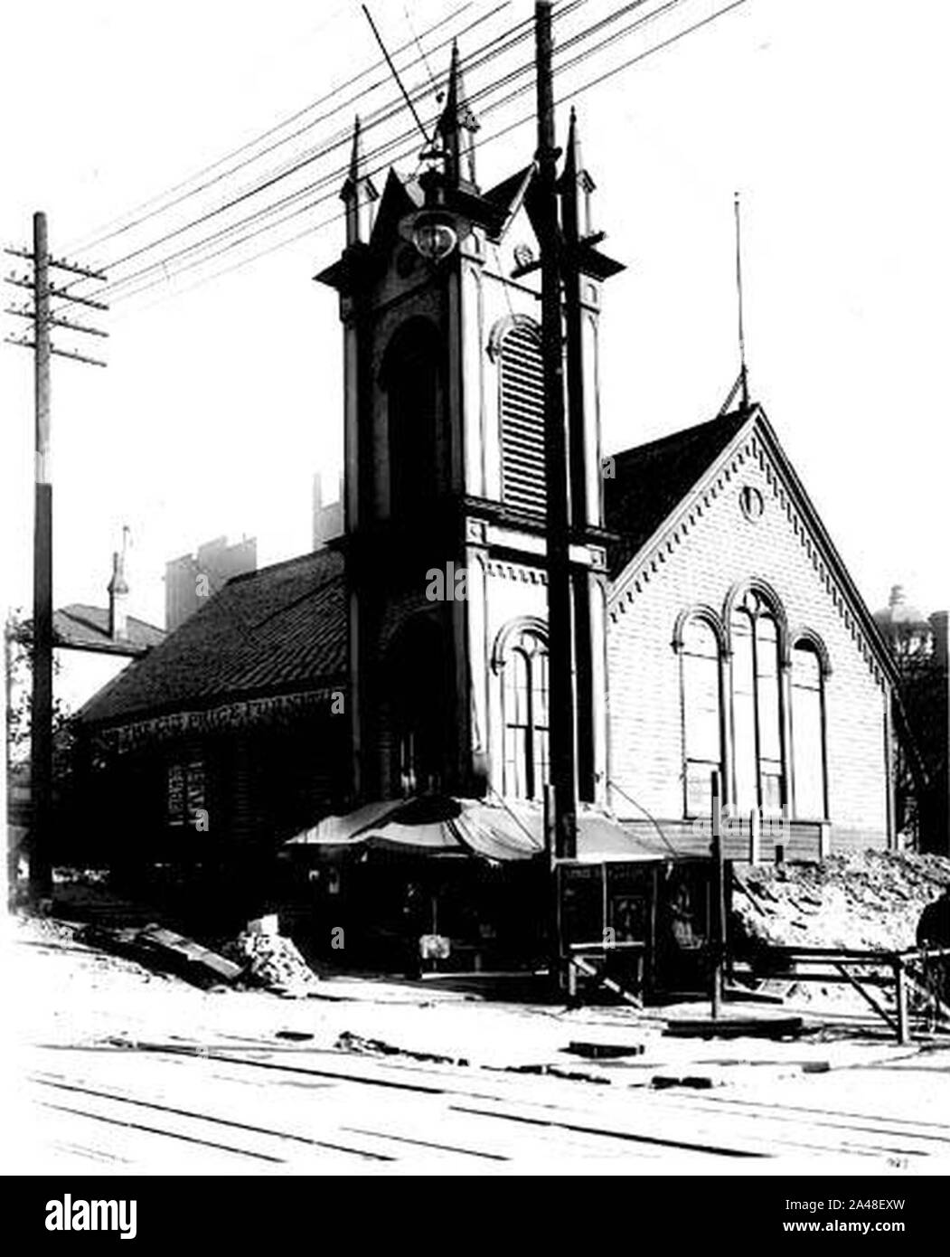 First Presbyterian Church 3rd Ave. and Madison St. (CURTIS 1414 Stock ...