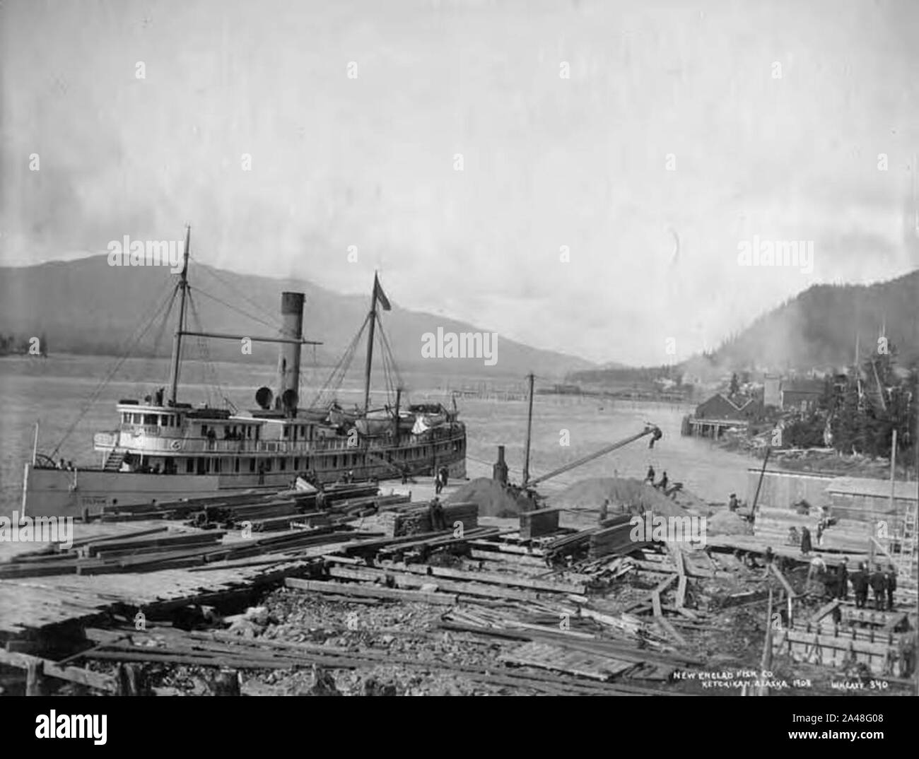 Fishing boat and construction of cold storage plant New England Fish ...