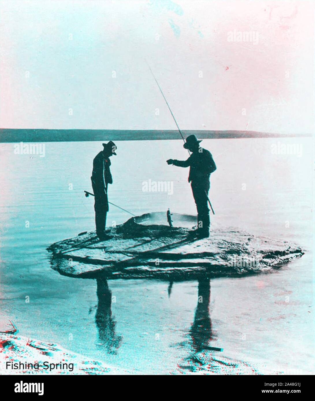 Fishing in fishing cone Stock Photo - Alamy