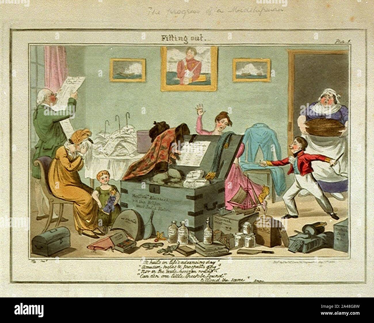 Fitting out- Mast. Willm Blockhead HM ship Hellfire West India Station ...