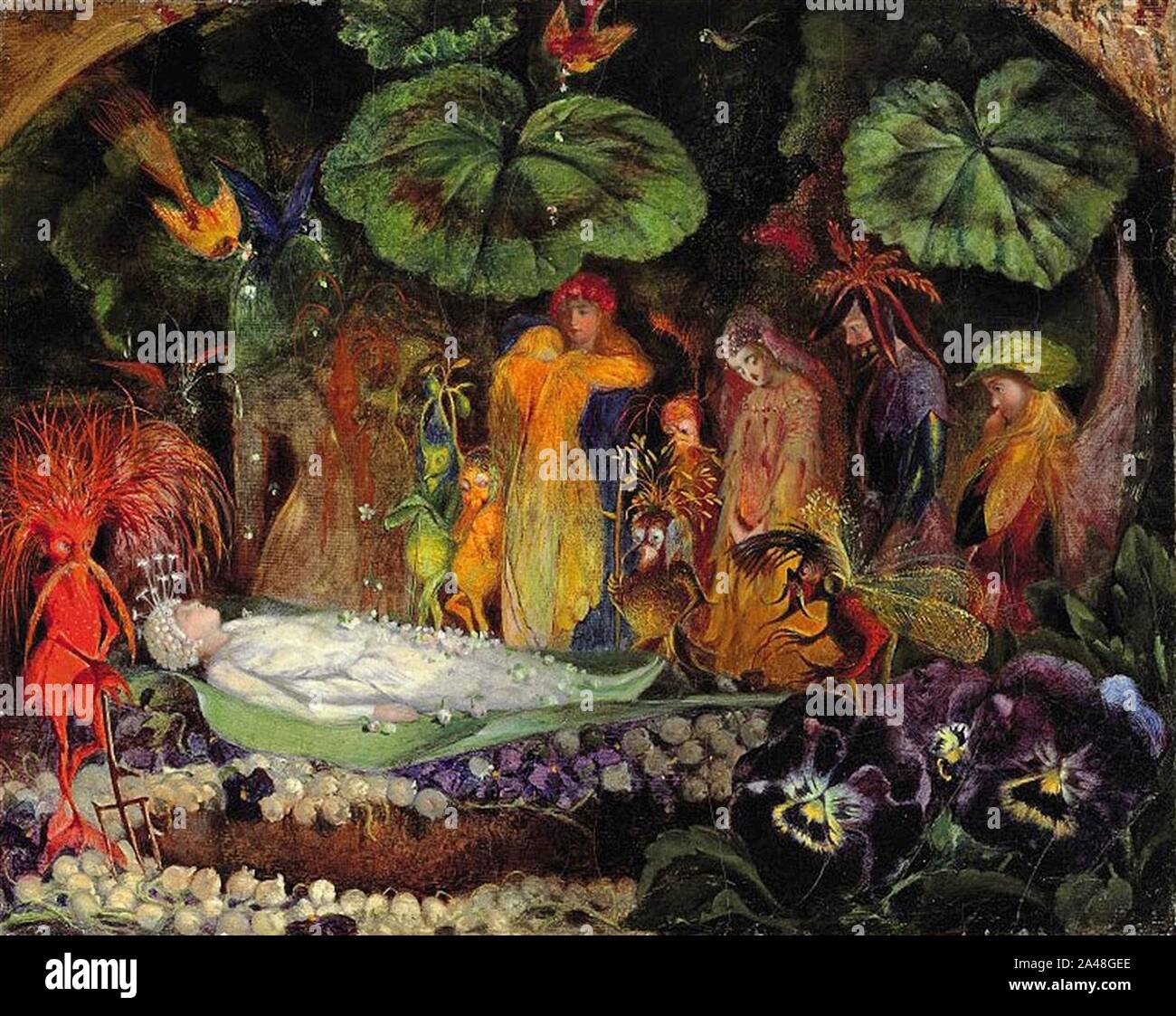 Fitzgerald, Death of the fairy Stock Photo - Alamy