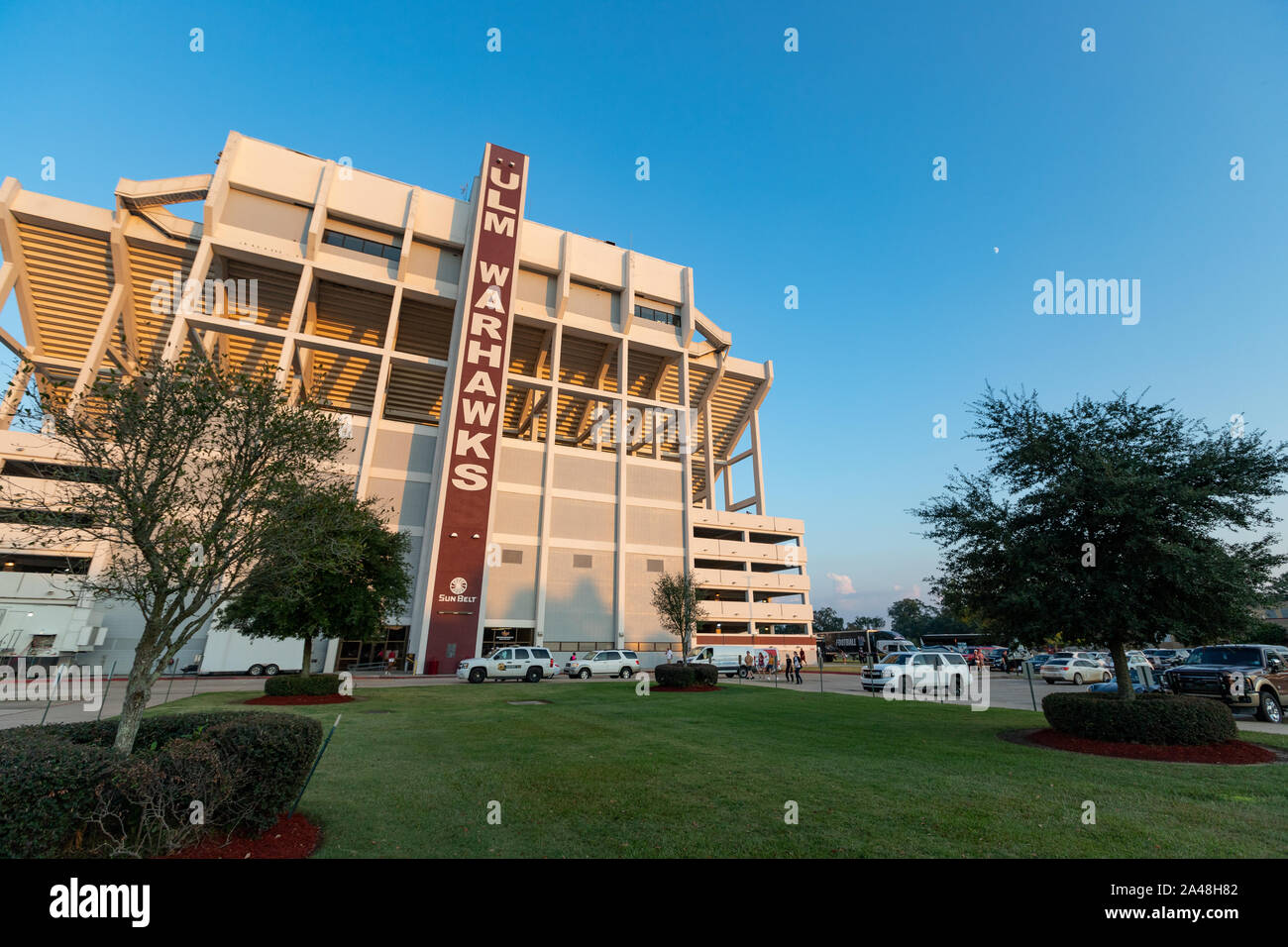 Monroe, LA, USA - October 5, 2019: Football Stadium on UL-Monroe Campus ...