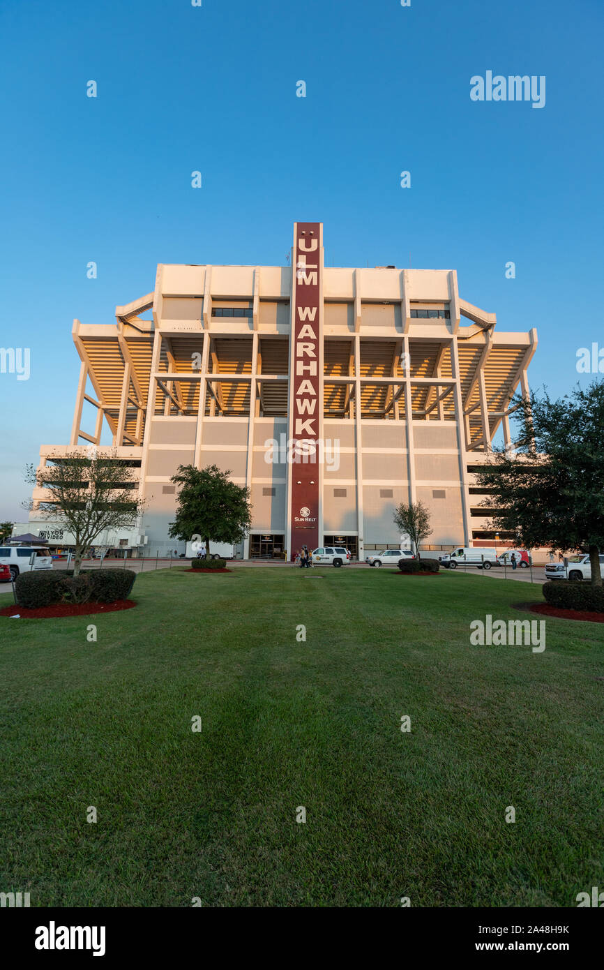 Monroe, LA, USA - October 5, 2019: Football Stadium on UL-Monroe Campus ...