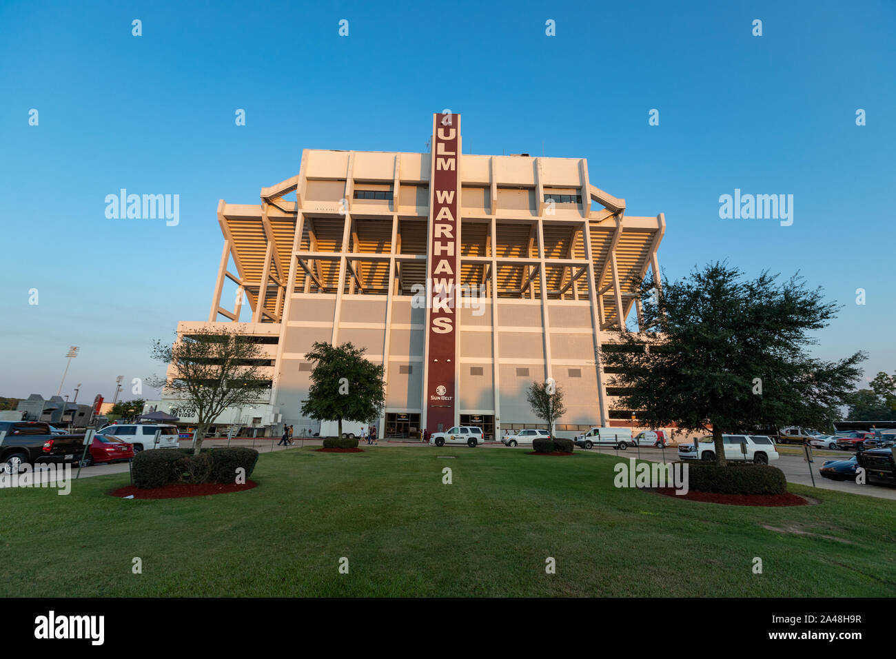 Monroe, LA, USA - October 5, 2019: Football Stadium on UL-Monroe Campus ...