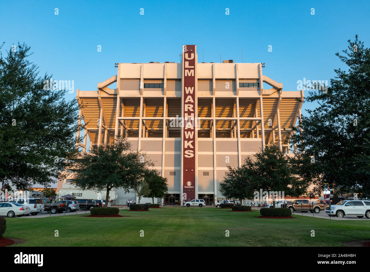 Monroe, LA, USA - October 5, 2019: Football Stadium on UL-Monroe Campus ...
