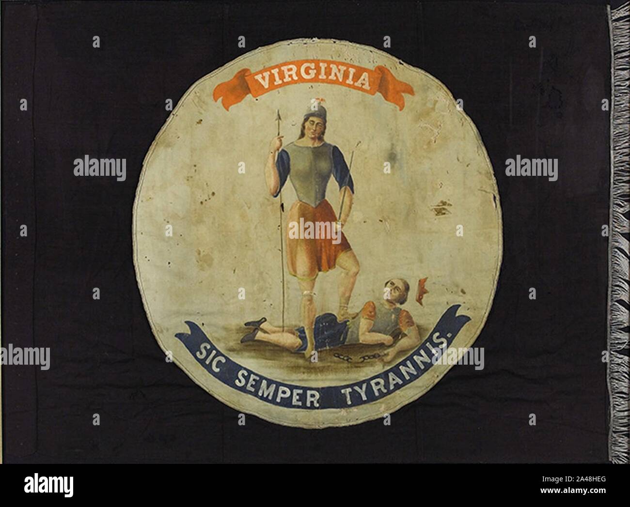 Flag of Virginia (1861 Stock Photo - Alamy