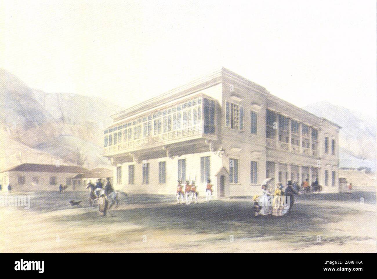 Flagstaff House 1846 Stock Photo - Alamy