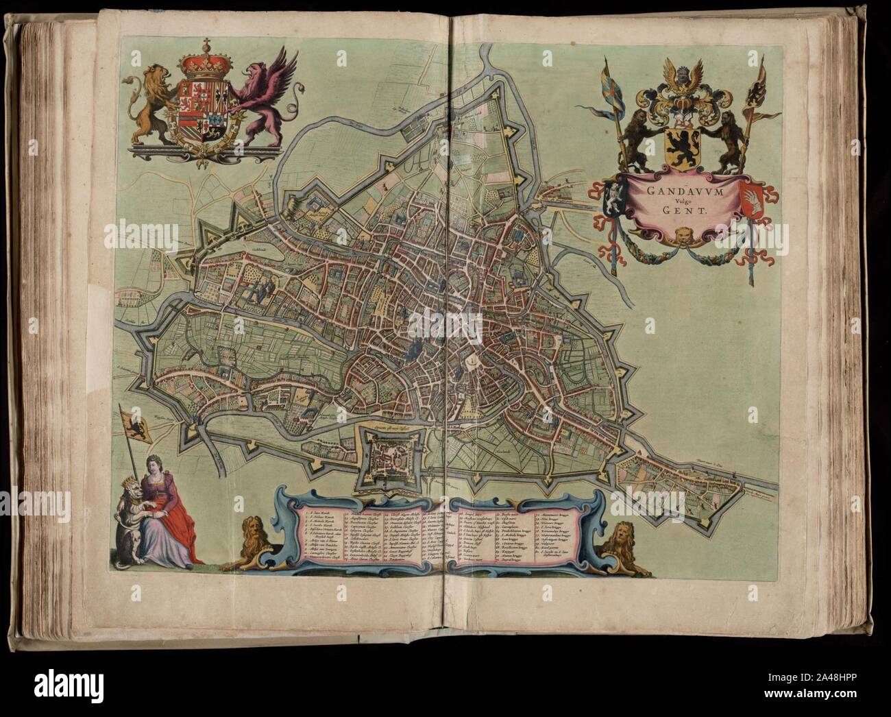 Map of ghent hi-res stock photography and images - Alamy