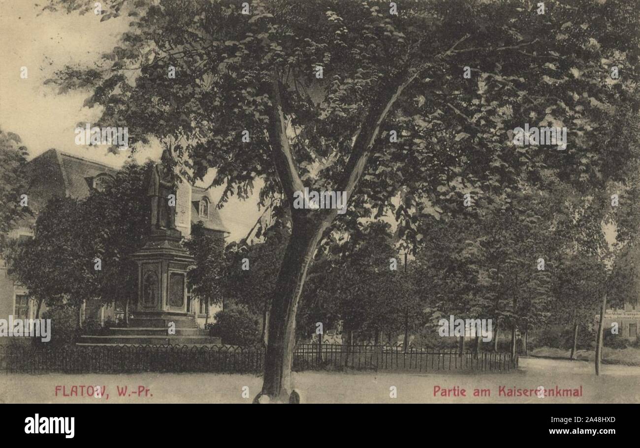 Flatow, Westpreußen - Kaiserdenkmal Stock Photo - Alamy