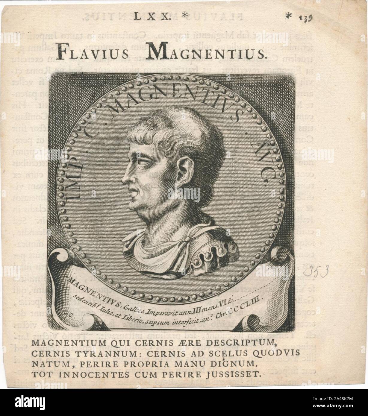 Flavius Magnentius Erfgoedcentrum Rozet 300 191 d 6 C 32 Stock Photo ...