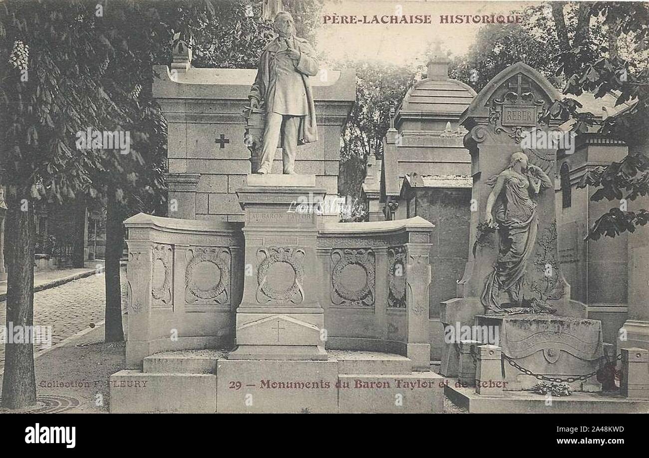 Fleury - Le Père Lachaise historique - 029 - Taylor & Reber Stock Photo ...