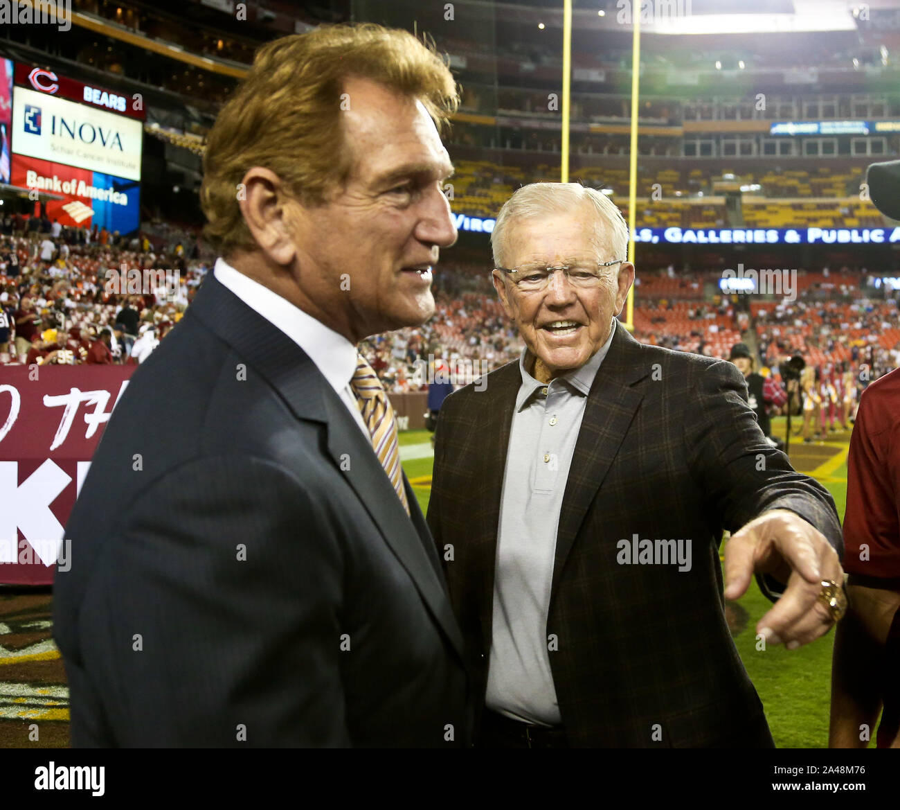 Landover, Maryland, USA. 23rd Sep, 2019. Former Washington Redskins ...