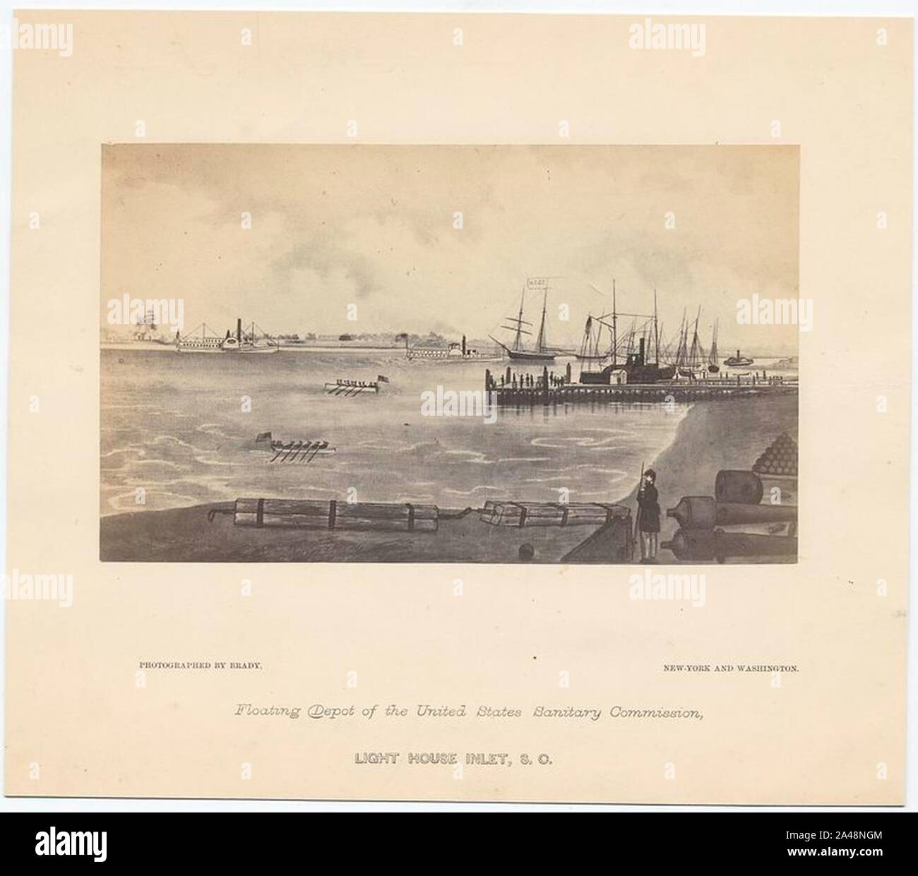 Floating Depot of the United States Sanitary Commission, Lig ...