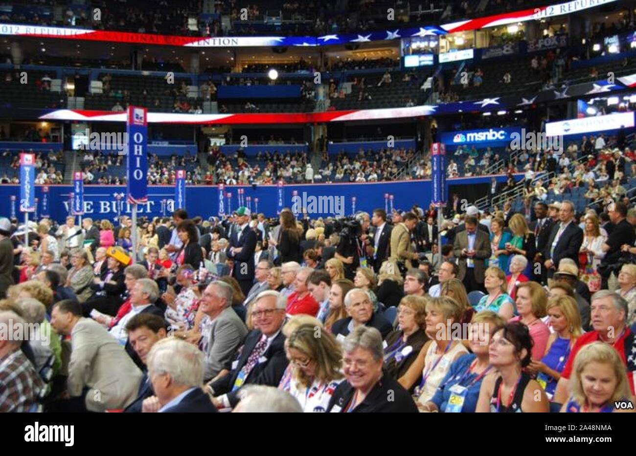 Floor of 2012 RNC Stock Photo - Alamy