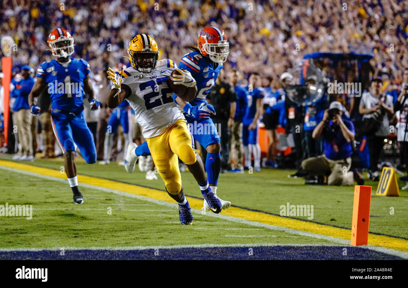 October 12, 2019: October 12, 2019- Baton Rouge, LA, U.S- at Tiger ...