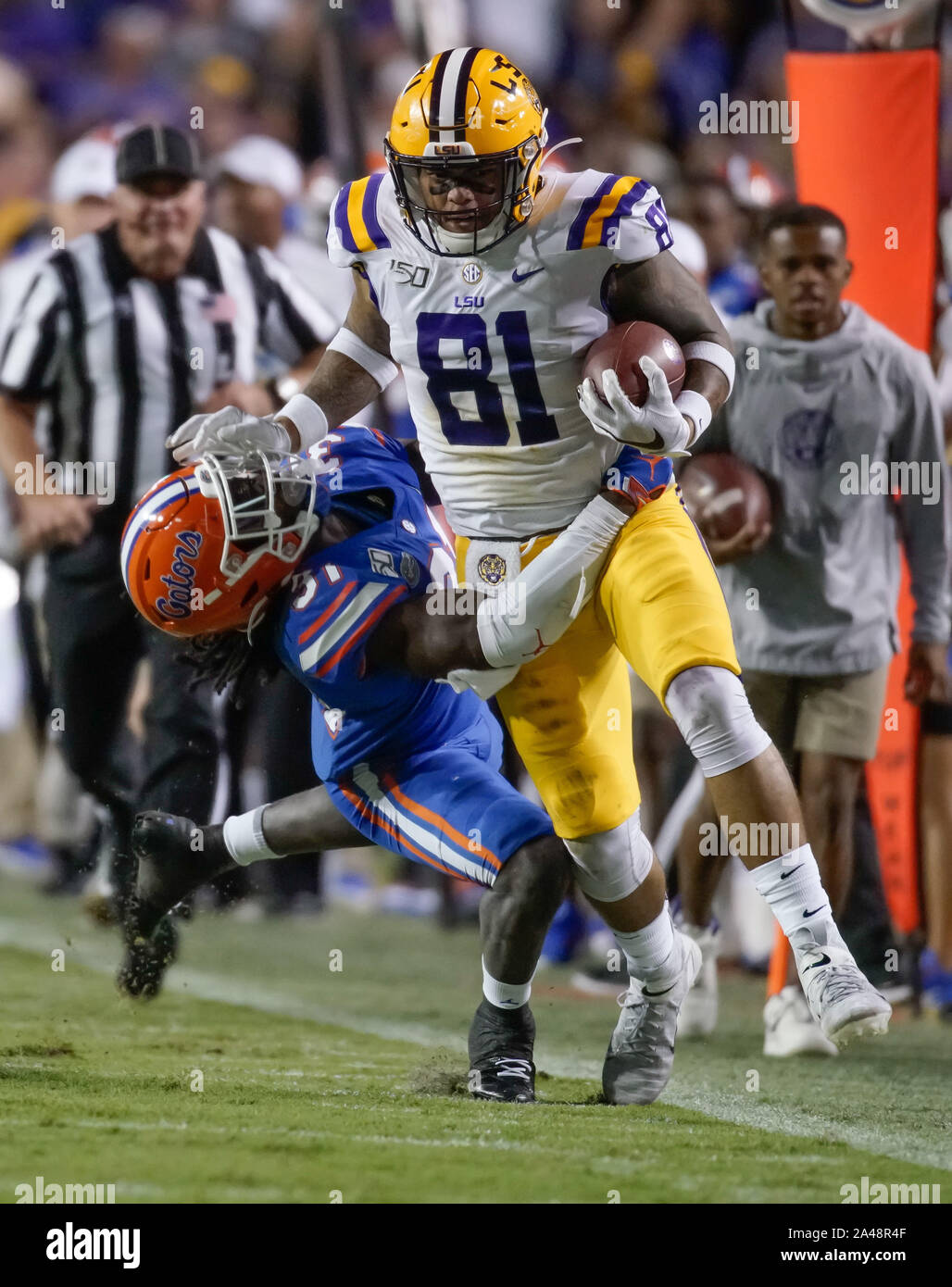 October 12, 2019: October 12, 2019- Baton Rouge, LA, U.S- Florida SHAWN ...