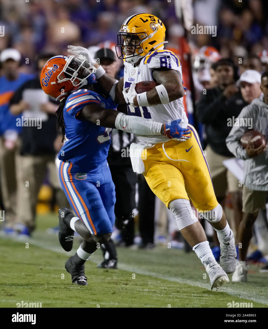 October 12, 2019: October 12, 2019- Baton Rouge, LA, U.S- Florida SHAWN ...