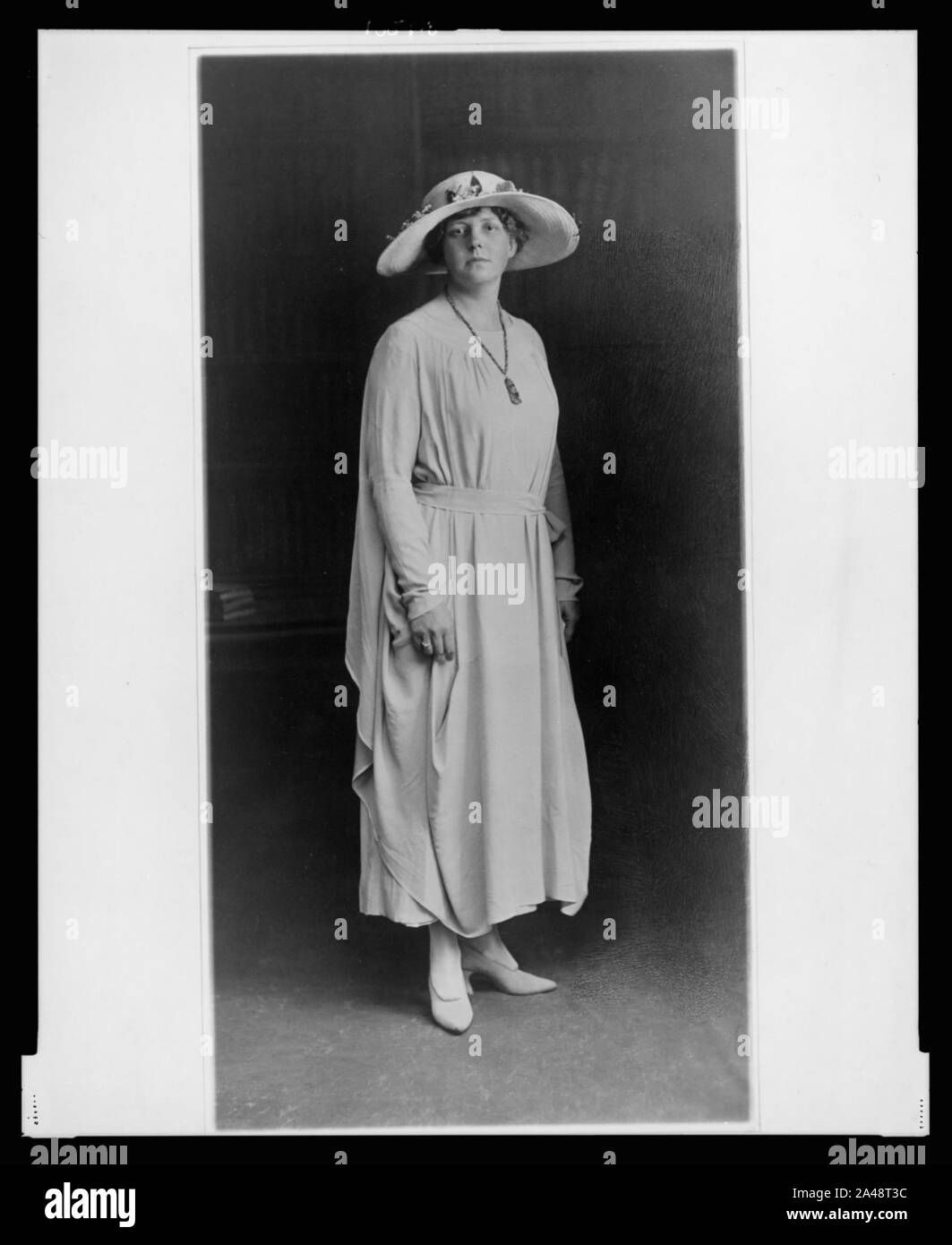 Florence Deakins Becker, full-length portrait, facing front) - Langfier ...