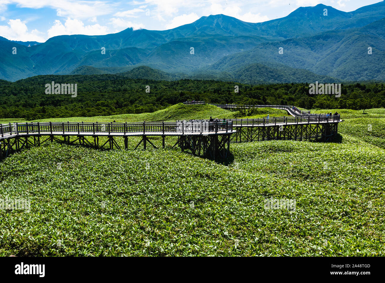 Shiretoko National Park located on the Shiretoko Peninsula in eastern ...