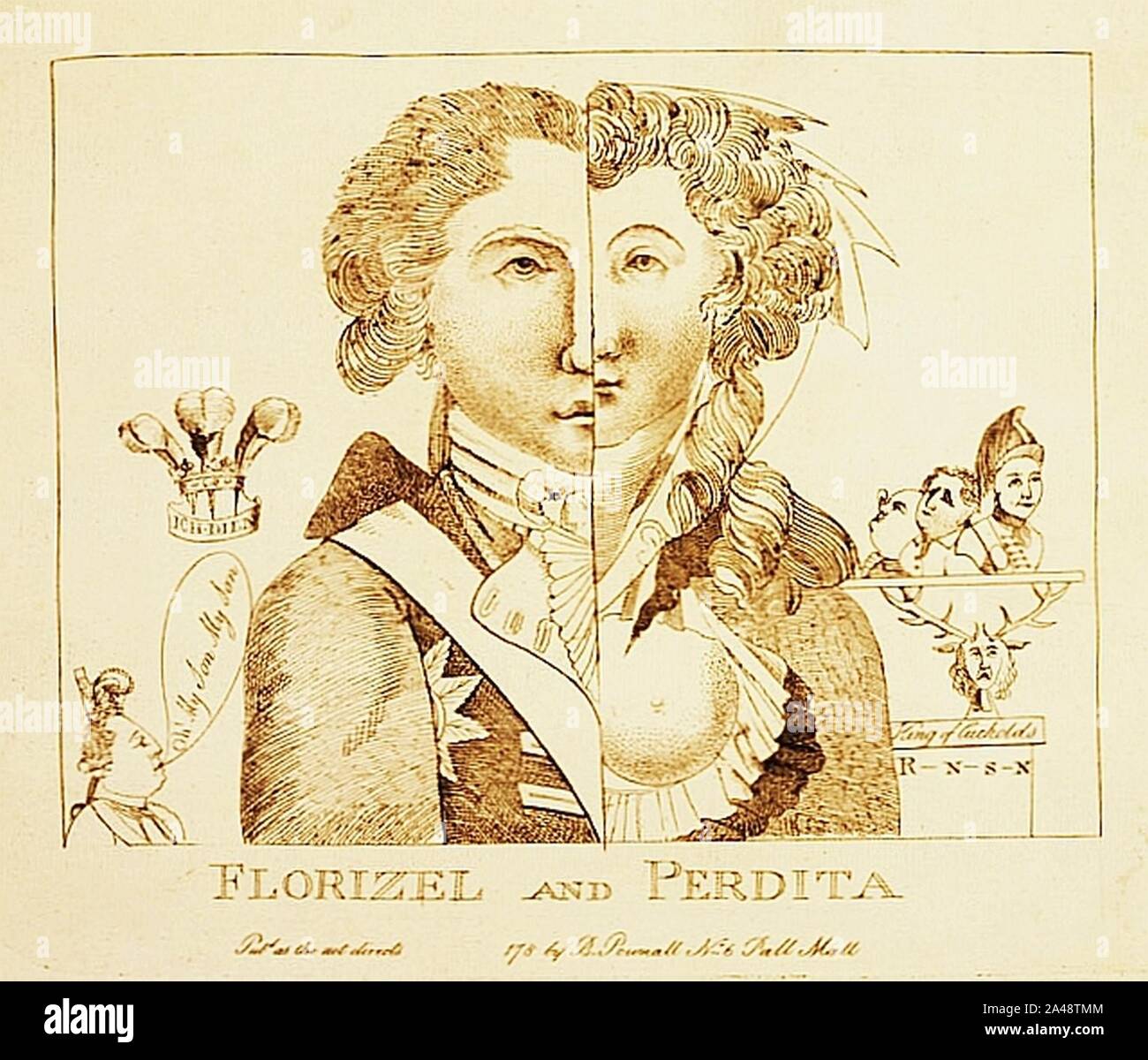 Florizel and Perdita 1783 Stock Photo - Alamy