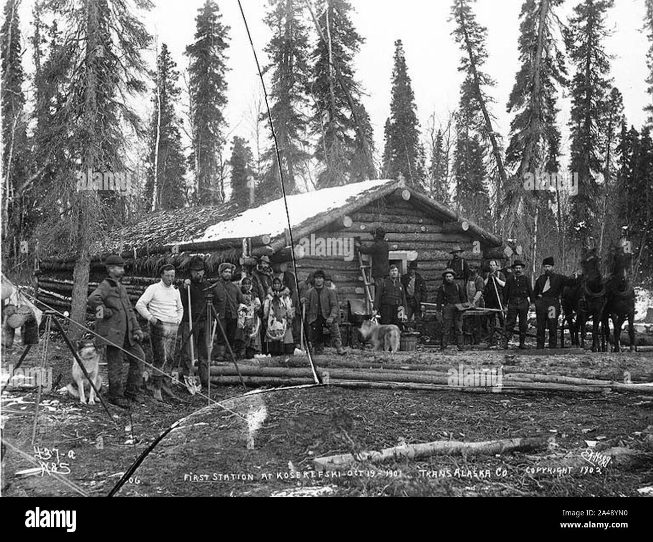 First station of the Trans Alaska Co at Holy Cross (formerly ...