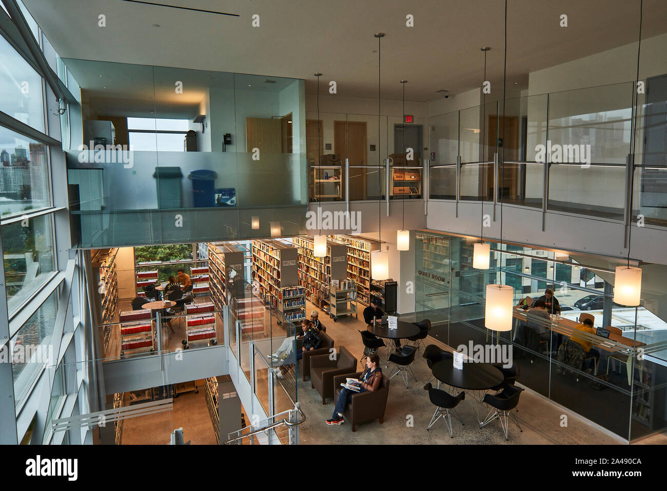 Hunters Point Community Library, designed by Steven Holl Architects ...