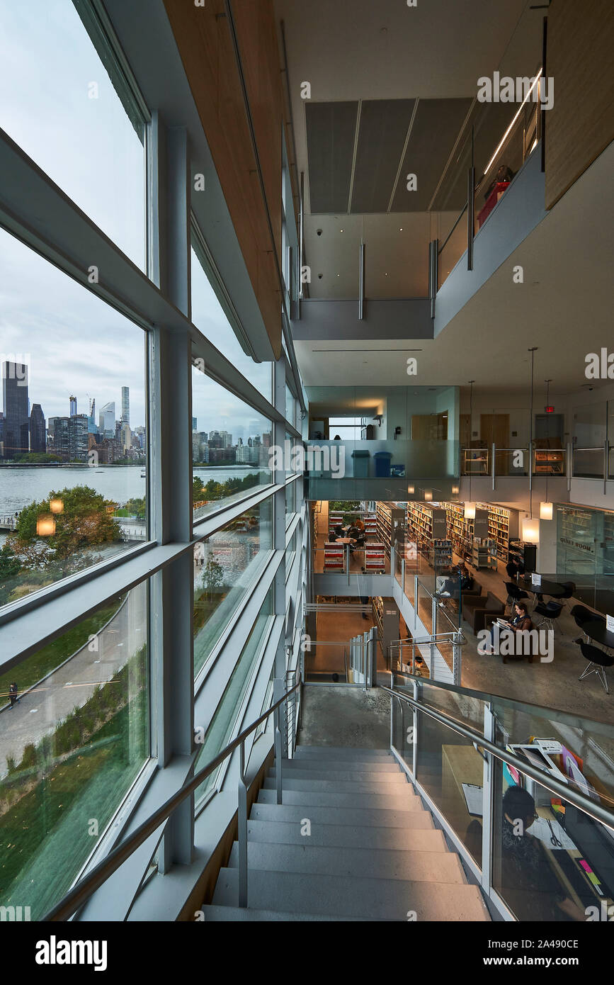 Hunters Point Community Library, designed by Steven Holl Architects ...