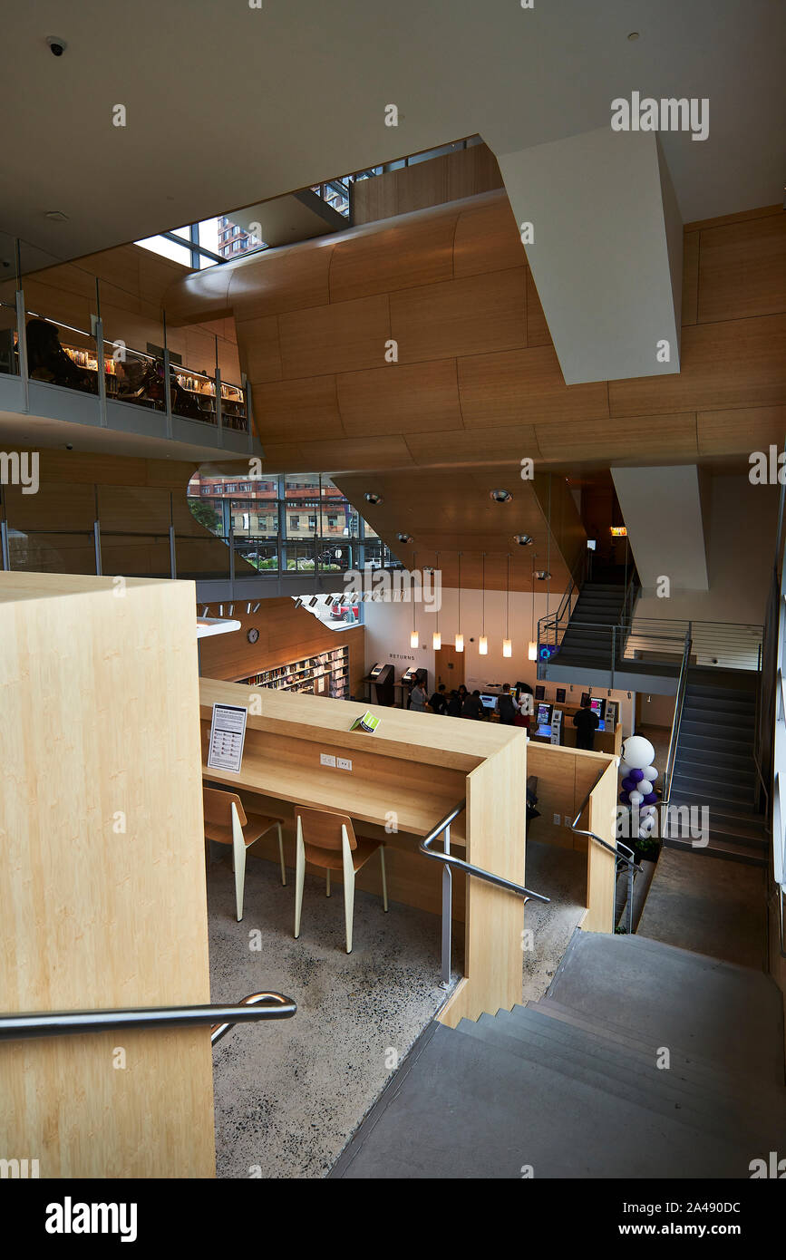 Hunters Point Community Library, designed by Steven Holl Architects ...