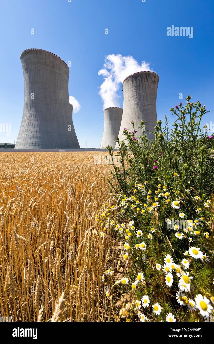 Dukovany nuclear power station cez hi-res stock photography and images ...