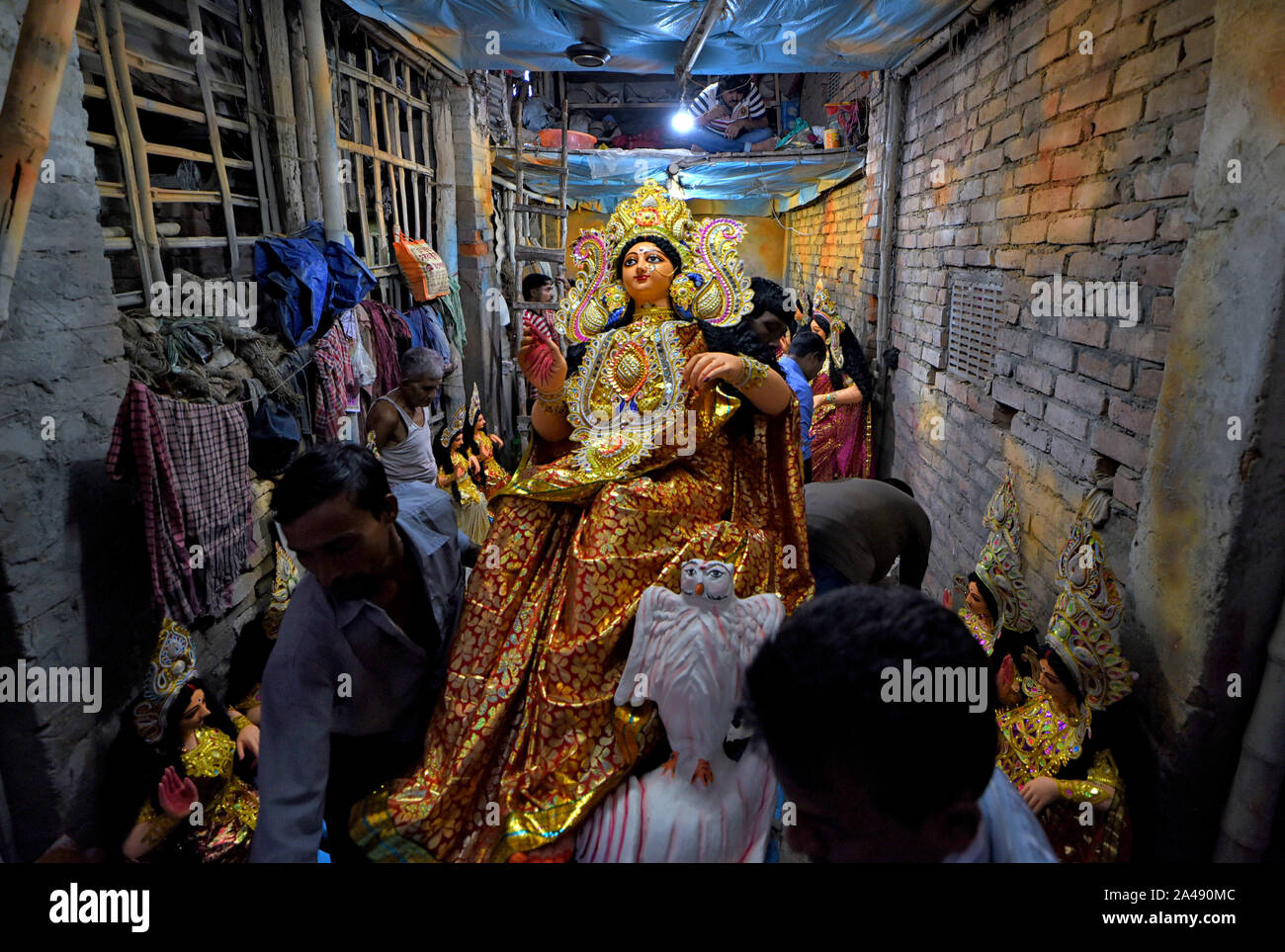 Festival of worshipping goddess lakshmi hi-res stock photography and ...