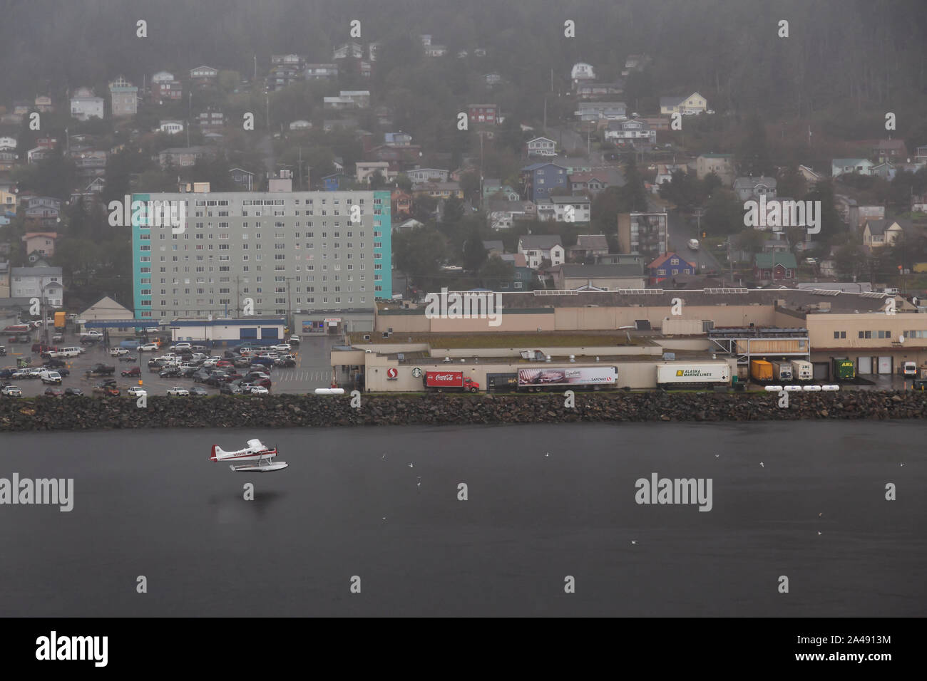 Ketchikan, Alaska, United States - September 26, 2019: Beautiful Aerial ...