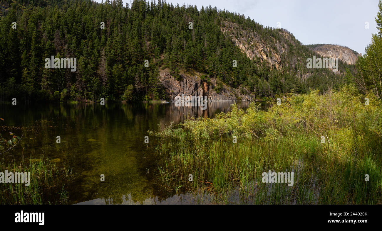 Beautiful View of Crown Lake in Marble Canyon Provincial Park during ...