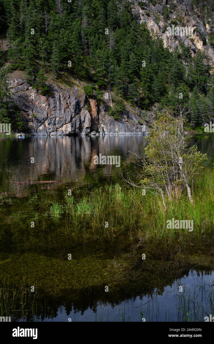 Beautiful View of Crown Lake in Marble Canyon Provincial Park during ...