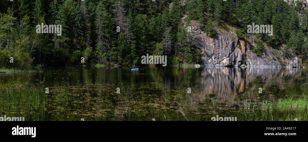 Beautiful View of Crown Lake in Marble Canyon Provincial Park during ...