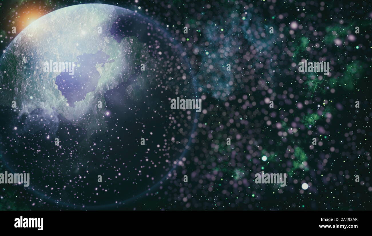 Abstraction space background for design. Mystical light , Mystical ...