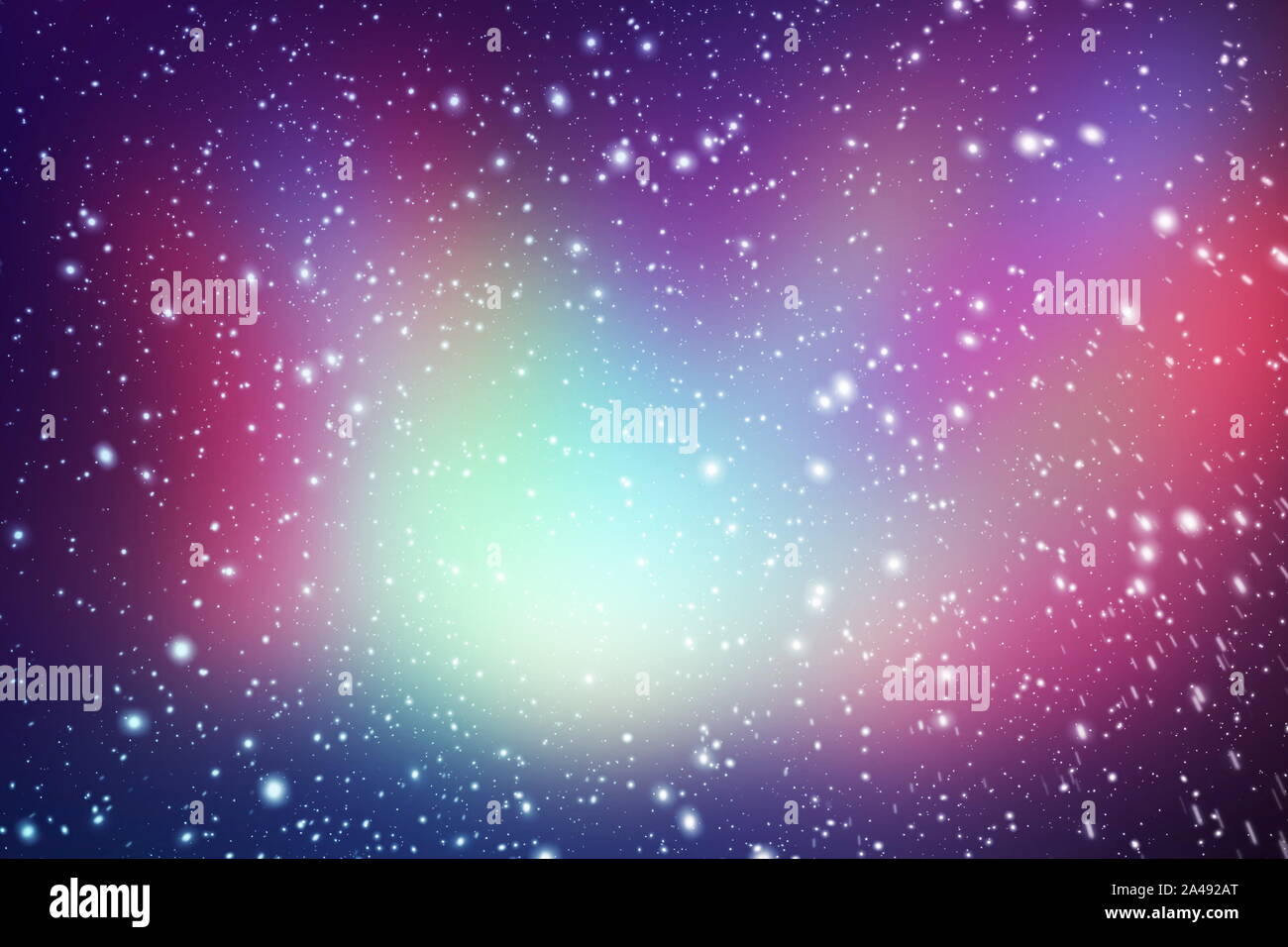Colorful Starry Night Sky Outer Space background, Starry outer space ...