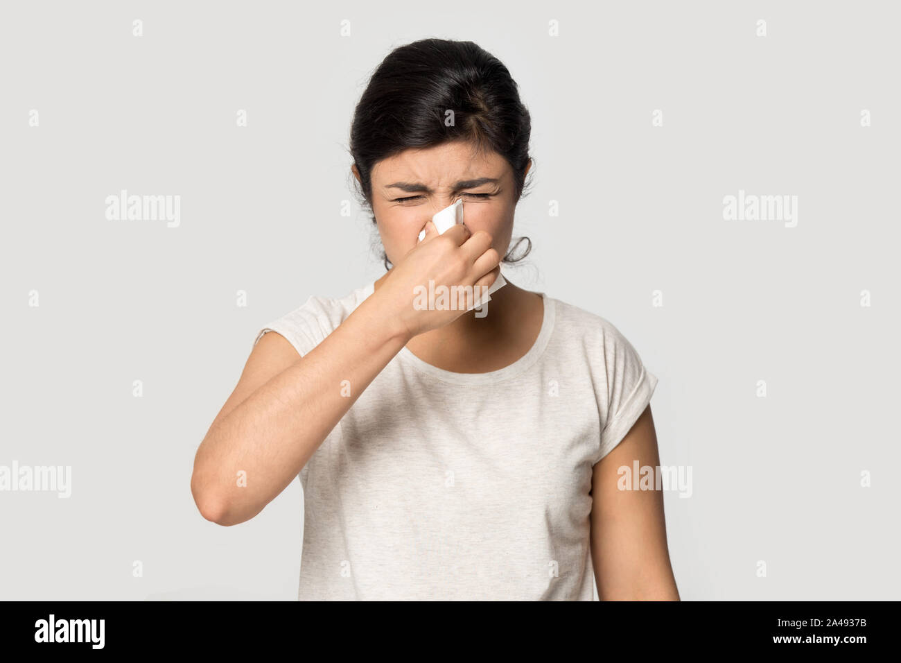 Indian girl suffering hi-res stock photography and images - Alamy