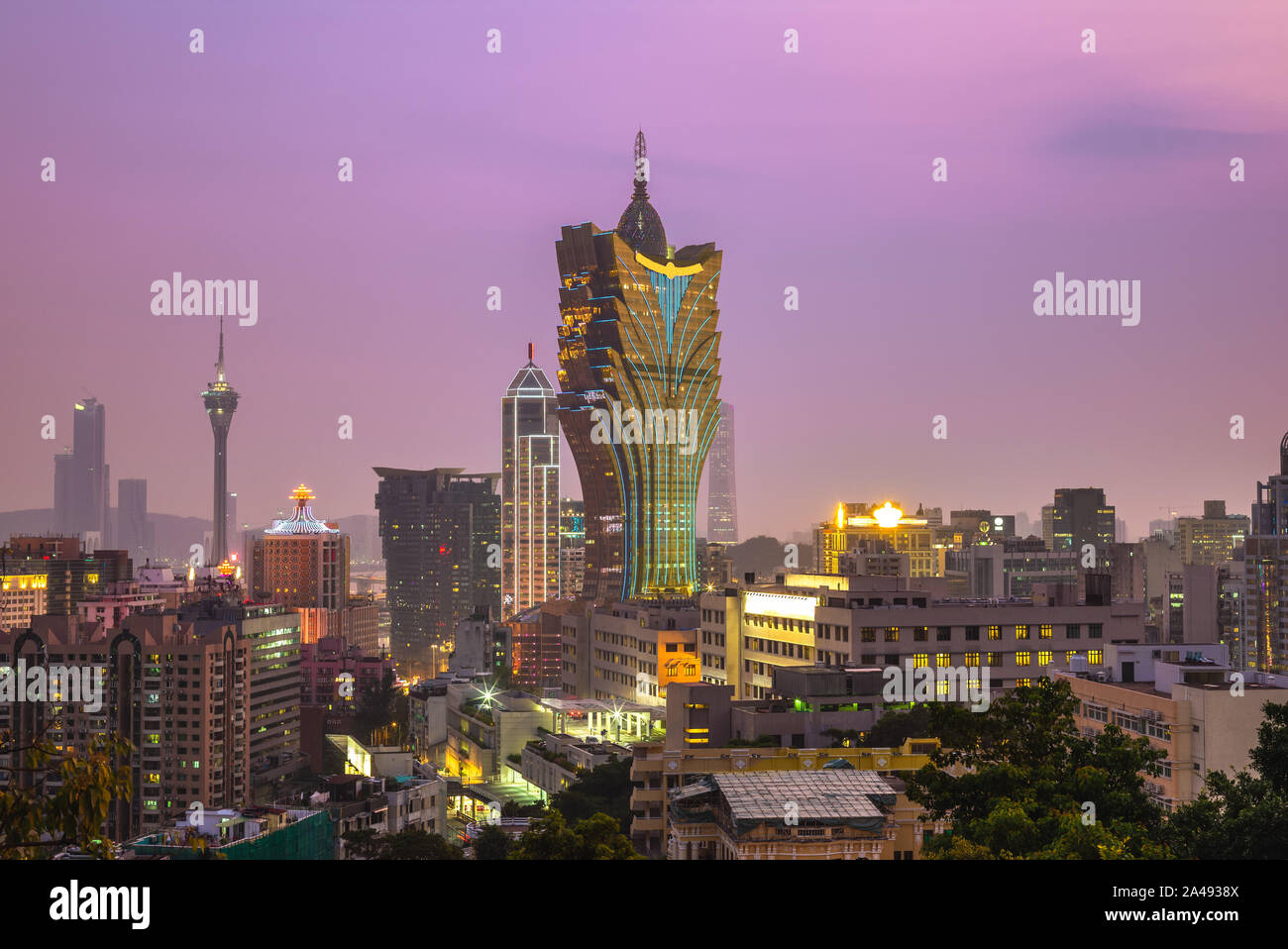 Macau china city skyline hi-res stock photography and images - Alamy