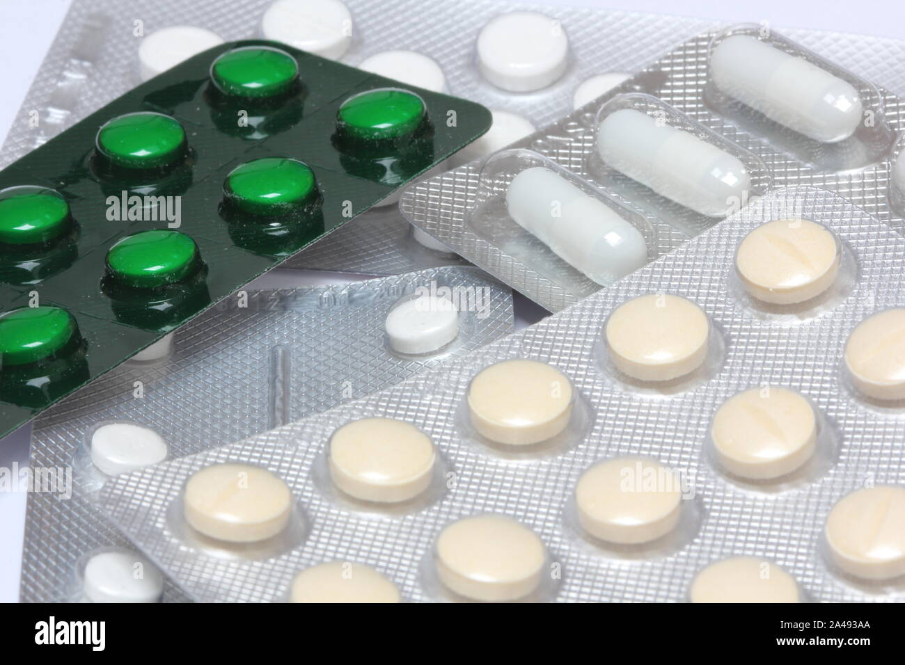 many different tablets Stock Photo - Alamy