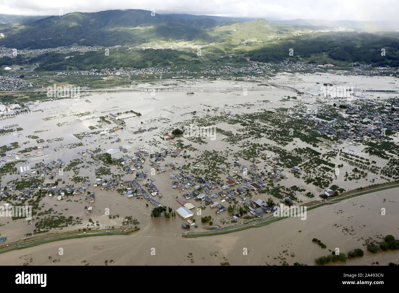 Typhoon japan 2019 aerial hi-res stock photography and images - Alamy