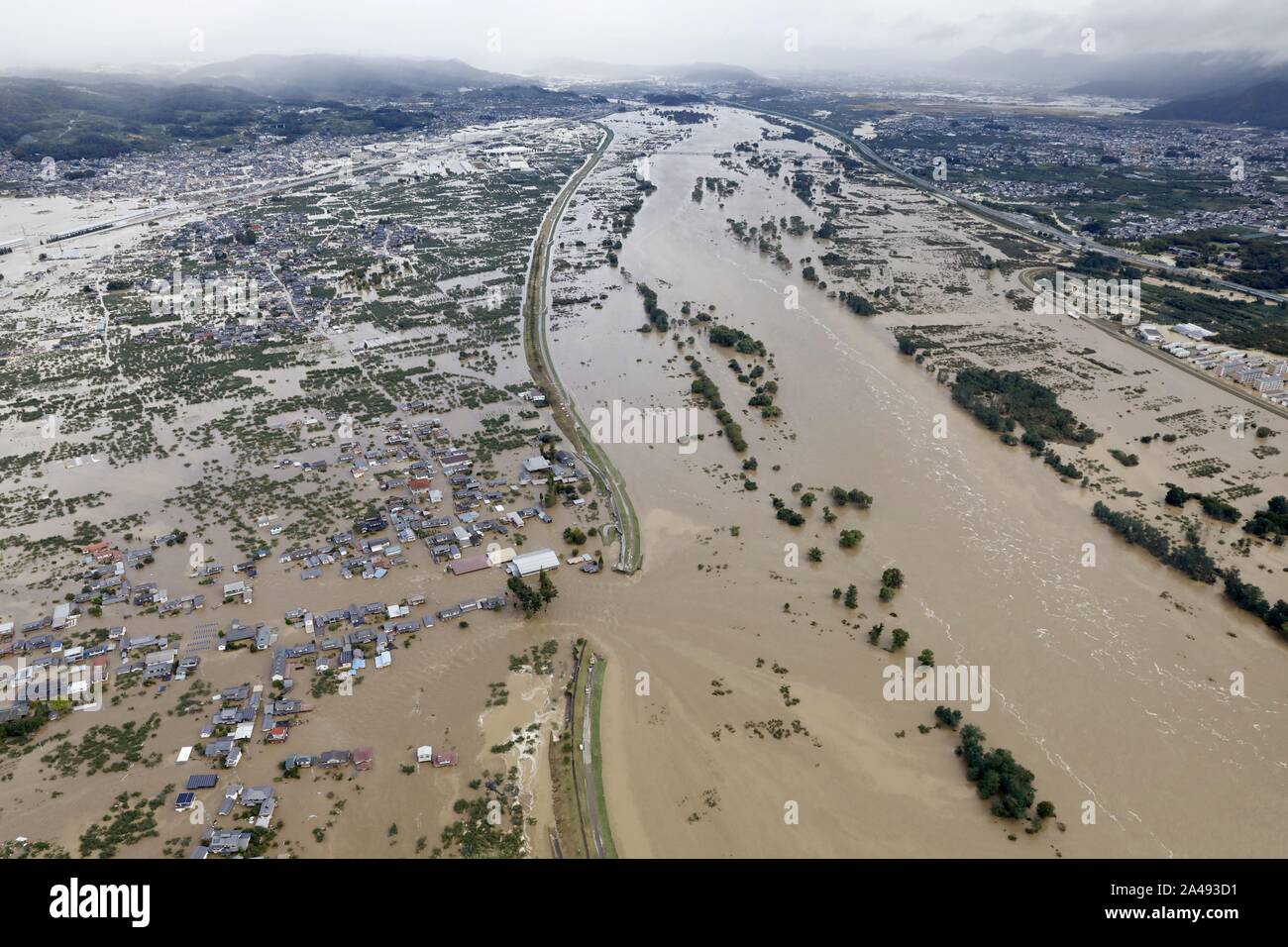 Typhoon japan 2019 aerial hi-res stock photography and images - Alamy