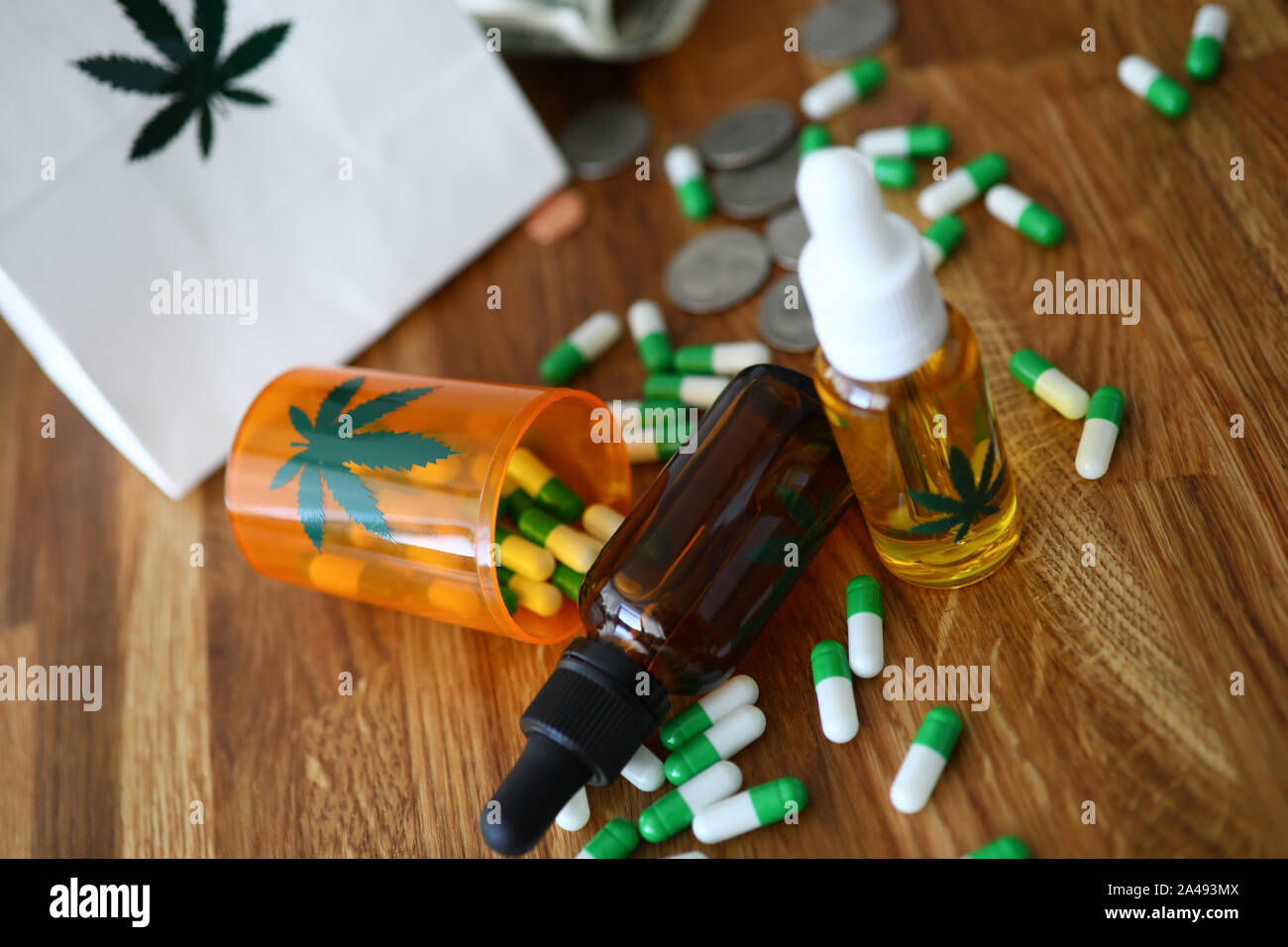 Medical marijuana drugs Stock Photo - Alamy