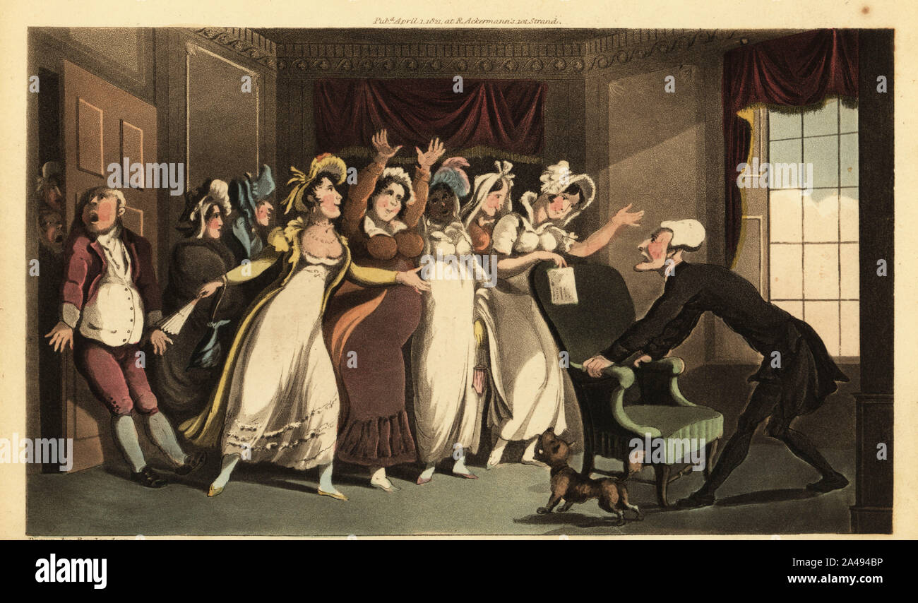 Regency era woman hi-res stock photography and images - Alamy