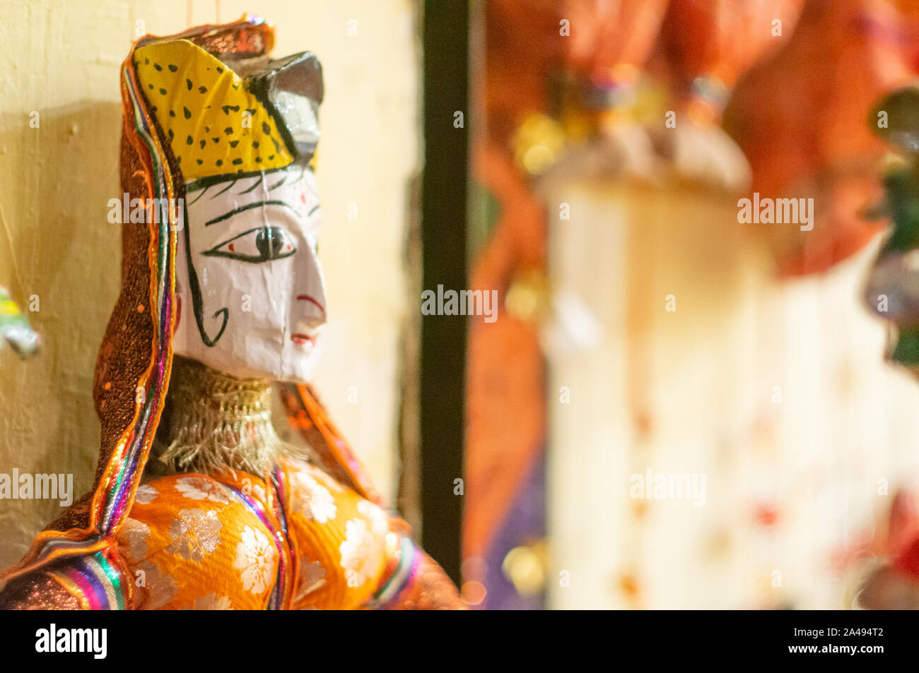 Traditional rajasthani puppets shot with a shallow depth of feild Stock ...