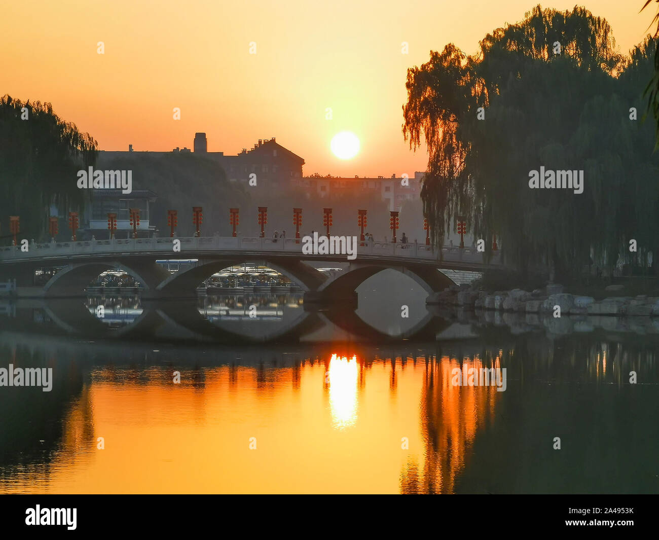 Beijing garden sunrise hi-res stock photography and images - Alamy