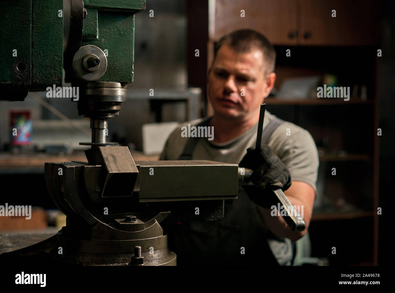 Engineer working a cnc hi-res stock photography and images - Alamy