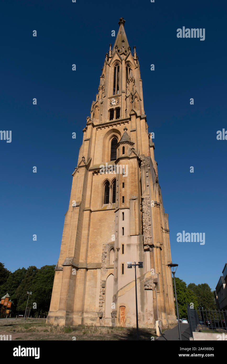 Architecture of a church in Metz Stock Photo - Alamy