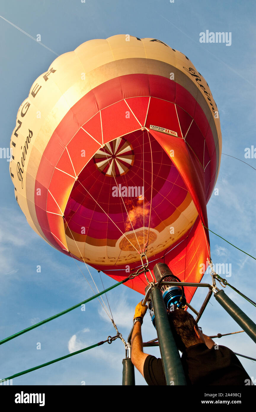 Balloon inflation preparation hi-res stock photography and images - Alamy