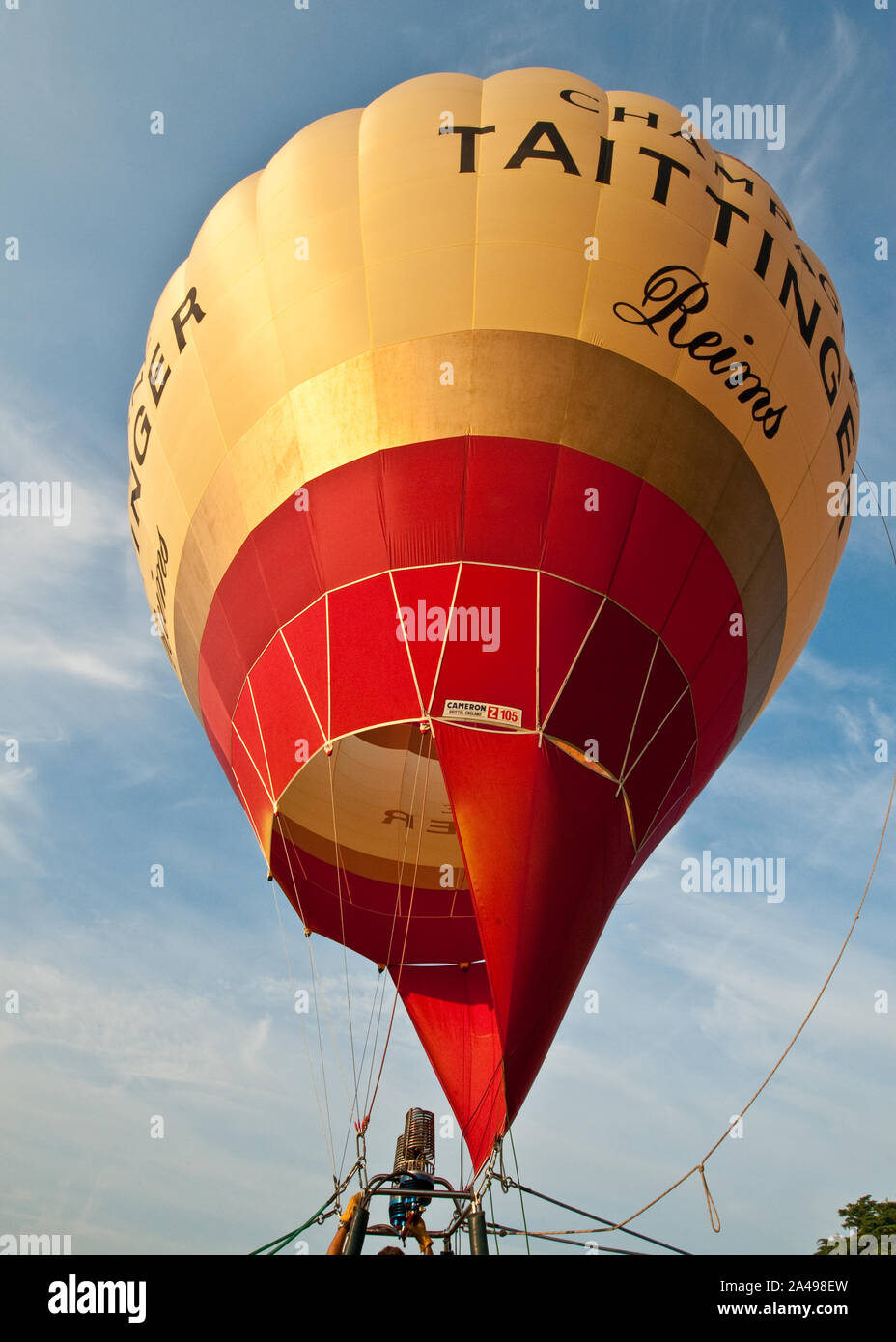 "Champagne Taittinger" hot air balloon. Bristol International Balloon ...