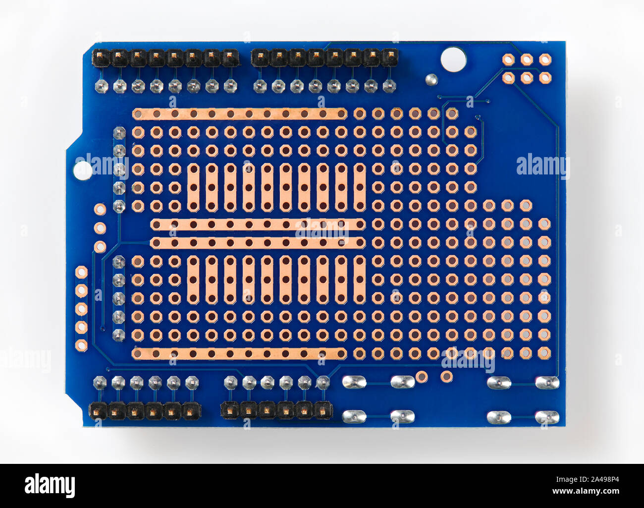 printed circuit board closeup - electronic component for radio ...